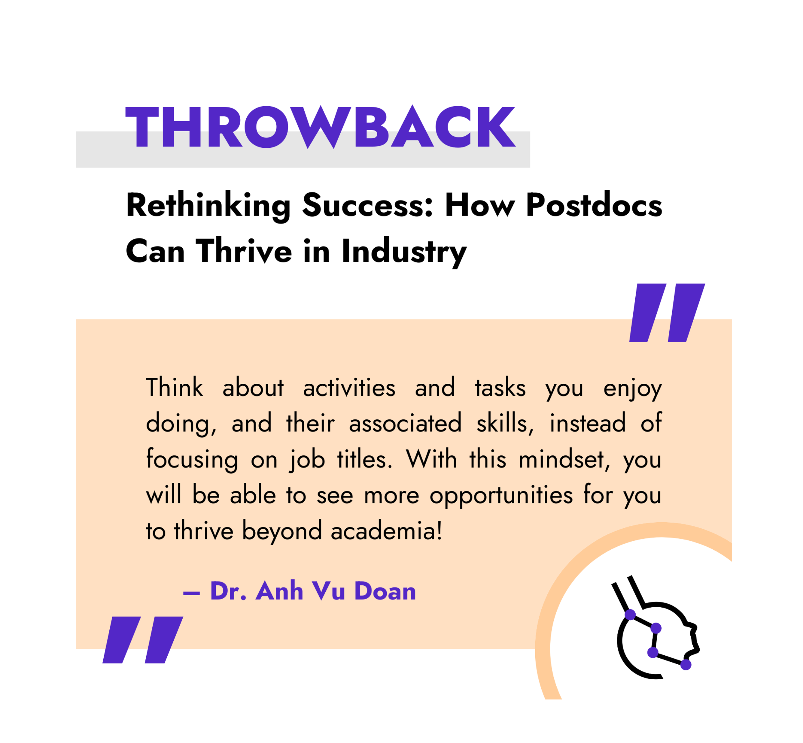 Throwback: Rethinking Success: How Postdocs Can Thrive in Industry – German Postdoc